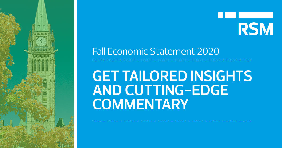 2020 Fall Economic Statement: Detailed commentary - Good Redden Klosler